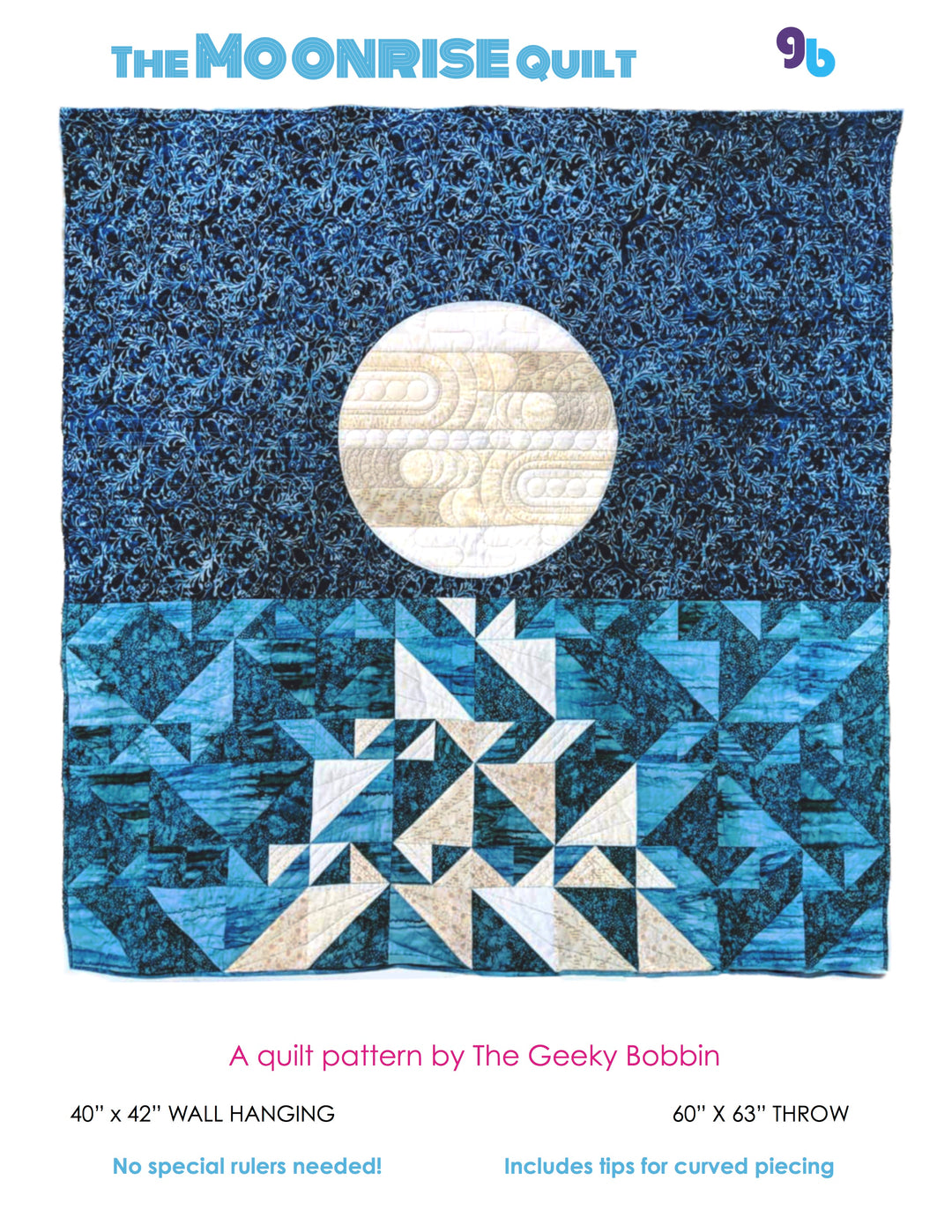 Moonrise Quilt Pattern by Geeky Bobbin PDF – the geeky bobbin